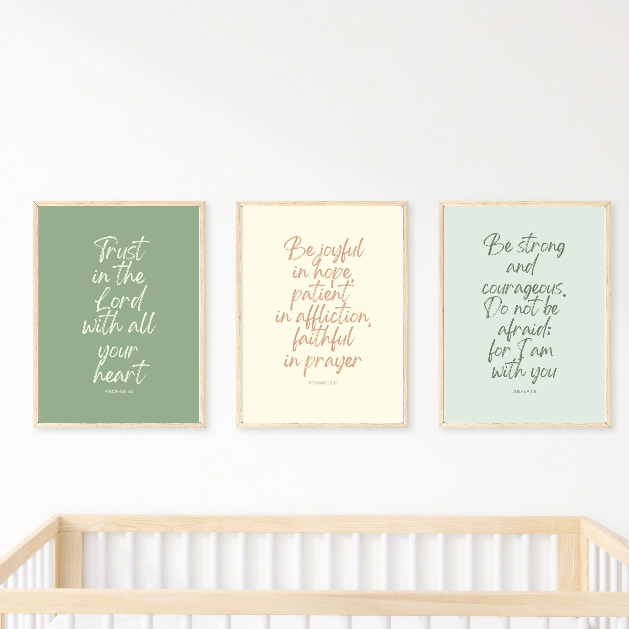 Kids Bible Verse, Scripture Poster Wall Art, Church Sunday School ...