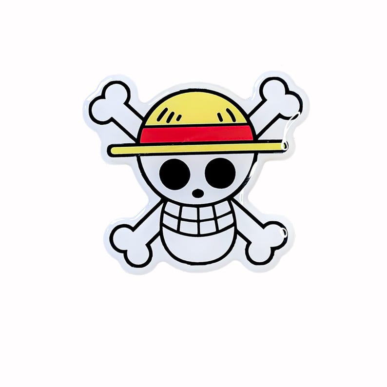 2x One Piece Logo Sticker, 3D Sticker, Waterproof - Etsy Canada