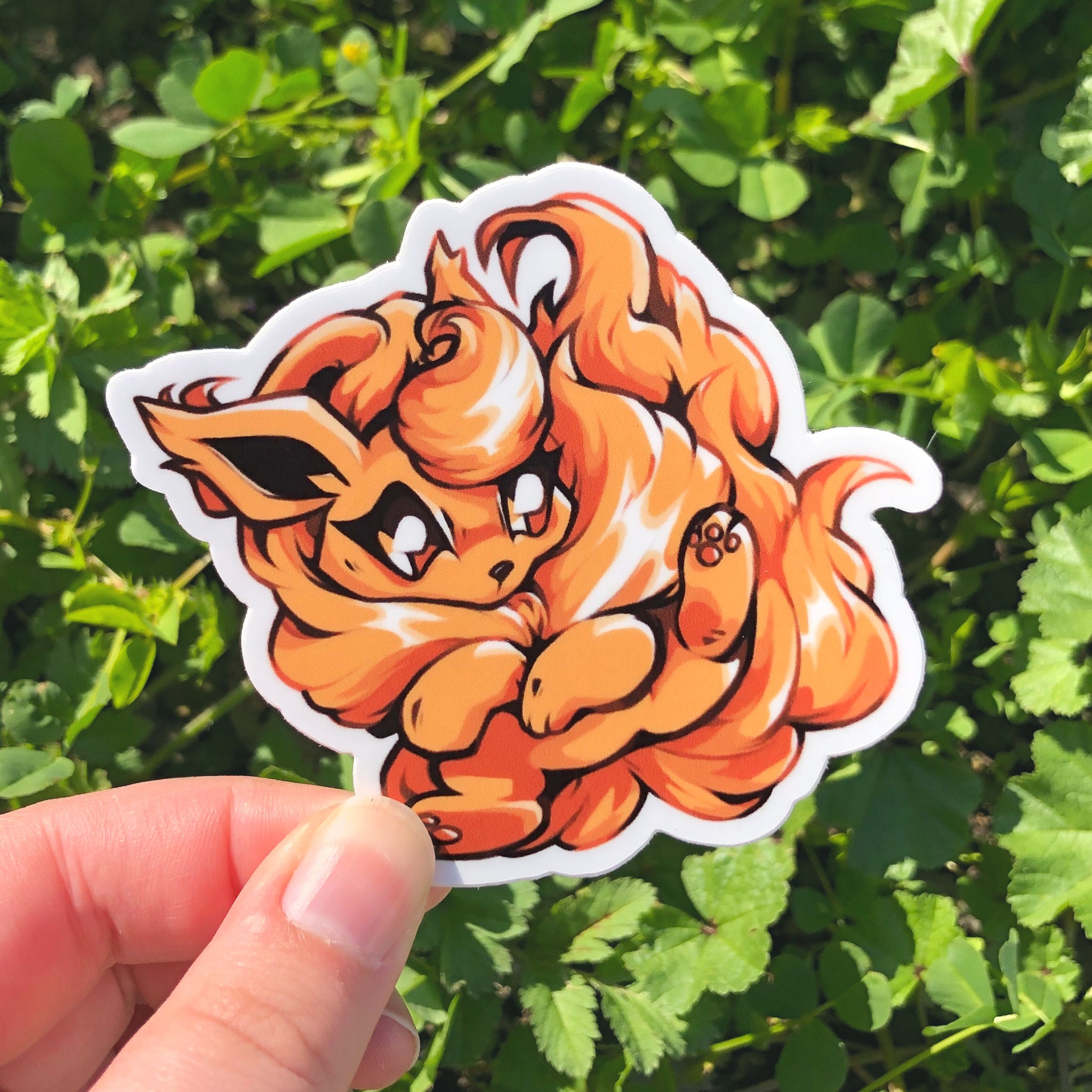 FLAREON Pokemon Anime Matte Sticker - Etsy