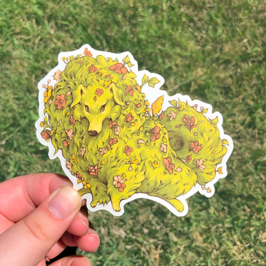 GLADE BEAST Large Matte Vinyl Sticker - Etsy