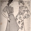 1972 Vintage Sewing Pattern B34″ DRESS Detachable Collar BIKINI PANTS ...
