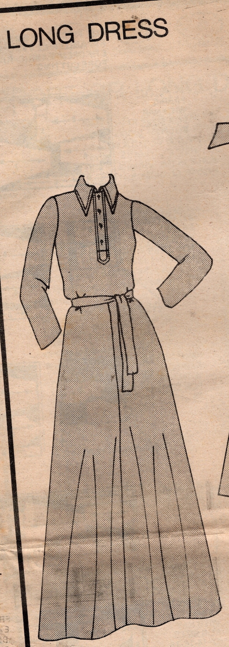 1978 Vintage VOGUE Sewing Pattern DRESS B36 1893 by Diane - Etsy