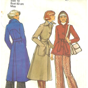 1976 Vintage Pattern B32 1/2″ COAT and JACKET (1872) by Style 1671 – as ...