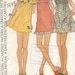 1972 Vintage Sewing Pattern B34 DRESS Detachable Collar BIKINI PANTS ...