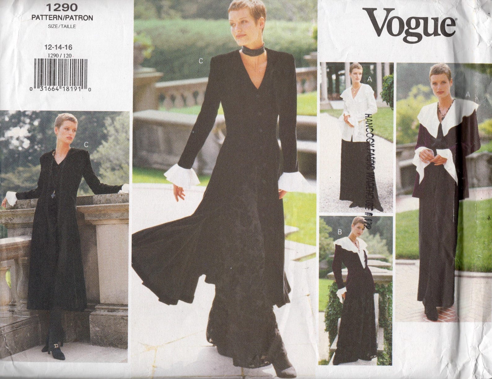1993 Vintage VOGUE Sewing Pattern B34-36-38 Jacket, Dress, Top & Pants ...