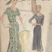 1950s Vintage Sewing Pattern B33 DRESS, JACKET & CUMMERBUND 136 ...