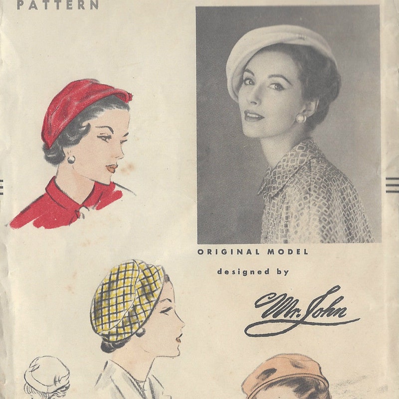 Vogue Hat Pattern - Etsy