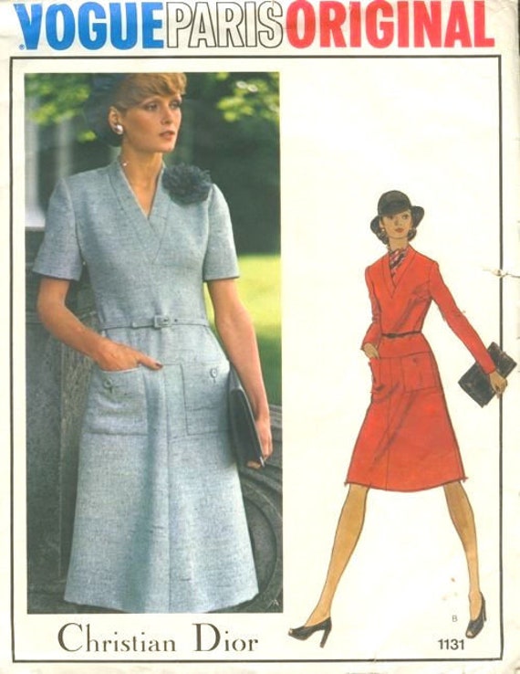 1970s Vintage VOGUE Sewing Pattern B38 DRESS 1694 by - Etsy
