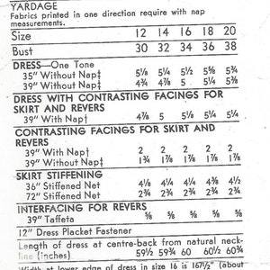 1940s Vintage VOGUE Sewing Pattern DRESS B30" (R577) Vogue S4012 - Etsy