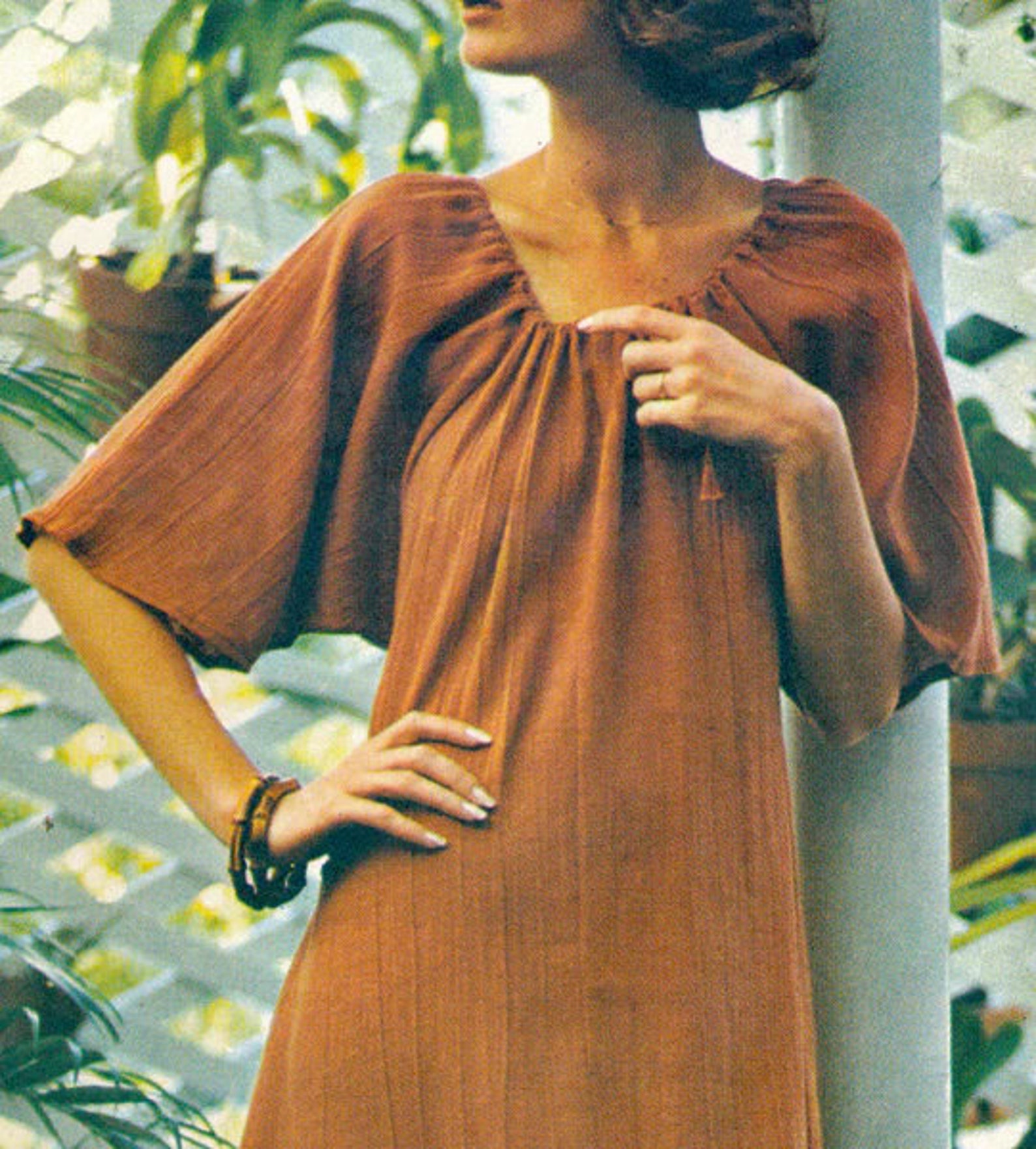 1975 Vintage VOGUE Sewing Pattern B32 1/2in DRESS (2179) Carol Horn ...