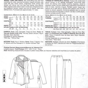 2011 Vintage VOGUE Sewing Pattern B34-36-38-40-42 TUNIC & PANTS (2204 ...