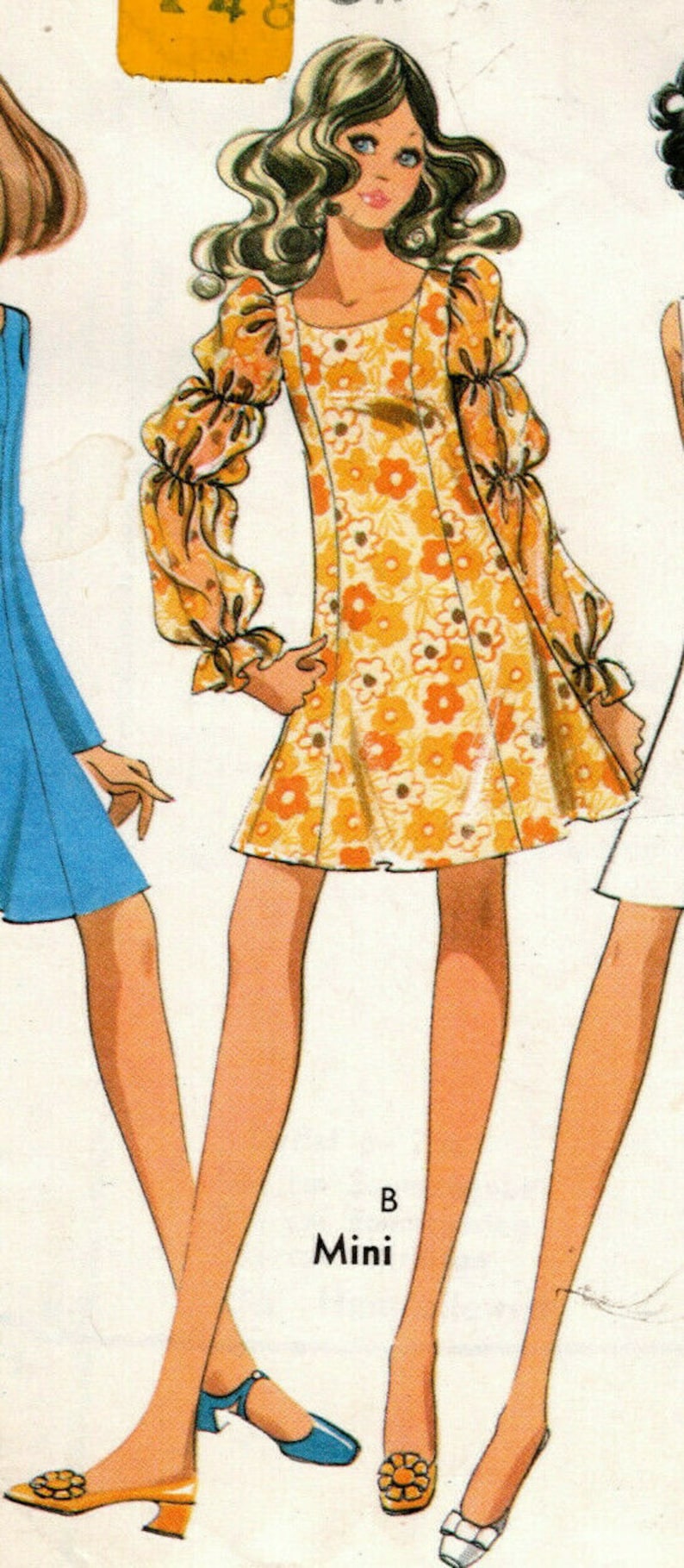 1968 Vintage Sewing Pattern B36 MINI DRESS 2012 by Style - Etsy