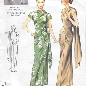 1948 Vintage VOGUE Sewing Pattern B40-42-44 DRESS R948 Vogue 2494 - Etsy