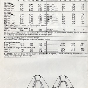 1975 Vintage VOGUE Sewing Pattern (B34”-36″) DRESS (2365) by Vogue 9089 ...