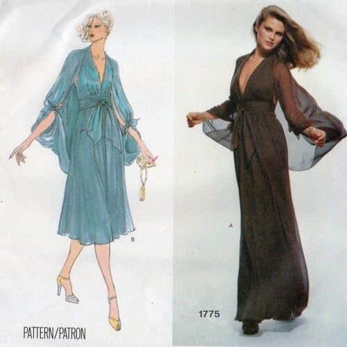 1970s Vintage VOGUE Sewing Pattern DRESS B36 1859 by Bill - Etsy