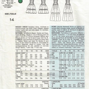 1985 Vintage VOGUE Sewing Pattern DRESS B36" (1702) by Kasper Vogue ...