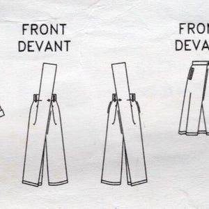 1989 Vintage VOGUE Sewing Pattern (bust: 36 In) Blouse Pants & Skirt ...