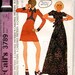 1972 Vintage Sewing Pattern B34″ DRESS Detachable Collar BIKINI PANTS ...