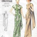 1948 Vintage VOGUE Sewing Pattern DRESS B34"-36"-38" (R390) Vogue 2494 ...