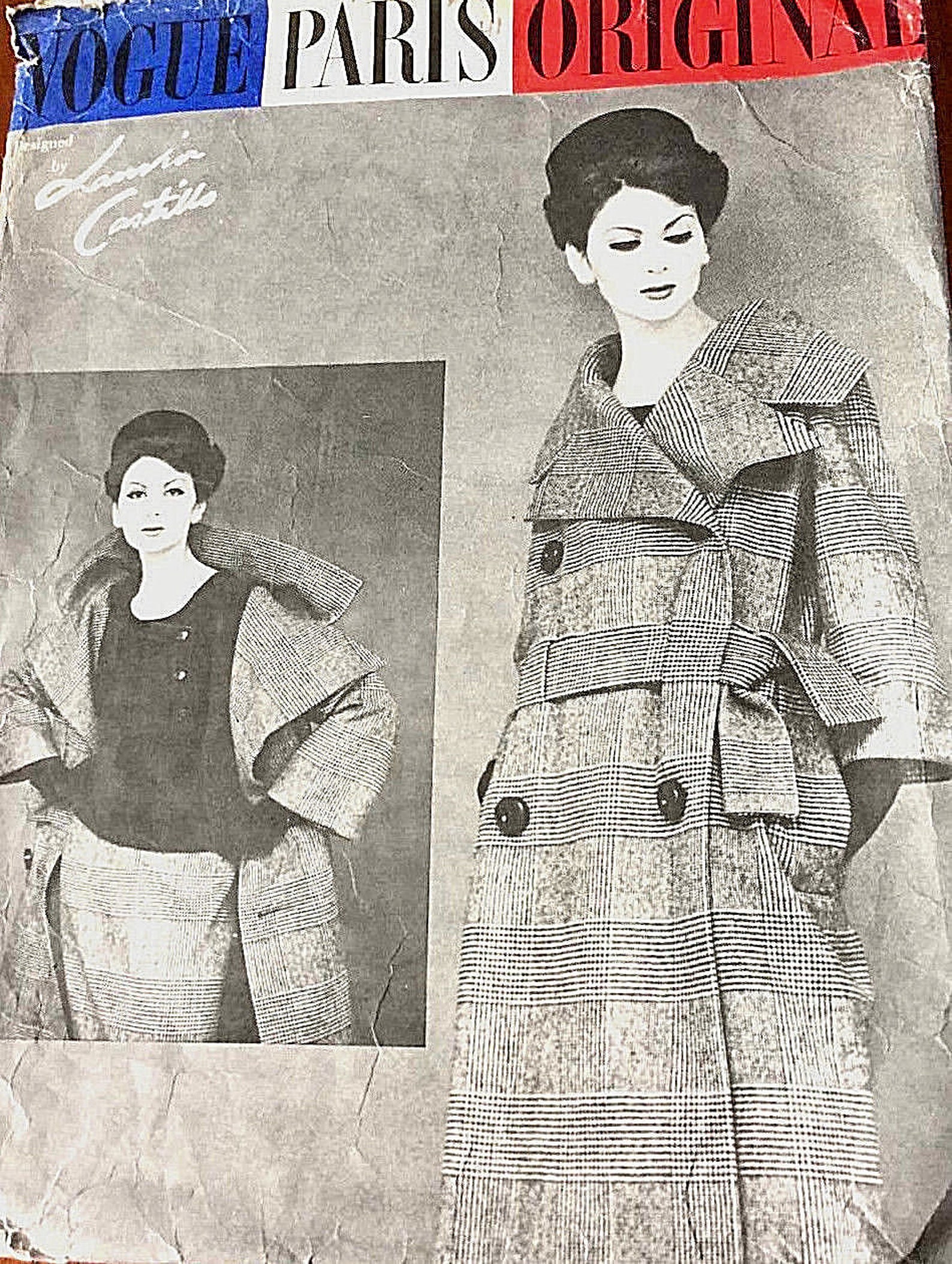 1960 Vintage VOGUE Sewing Pattern B36 Coat Skirt & Blouse (1837) by ...