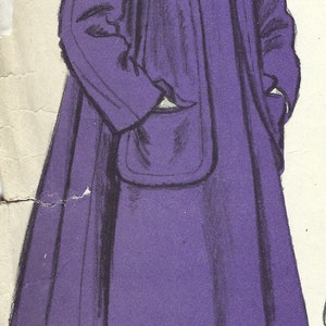 1957 Vintage VOGUE Sewing Pattern COAT Medium B32″ – 34″ (1832 ...