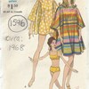 1969 Vintage Sewing Pattern B34″ Bathing SUIT & HUGGER-PANTS (1956 ...