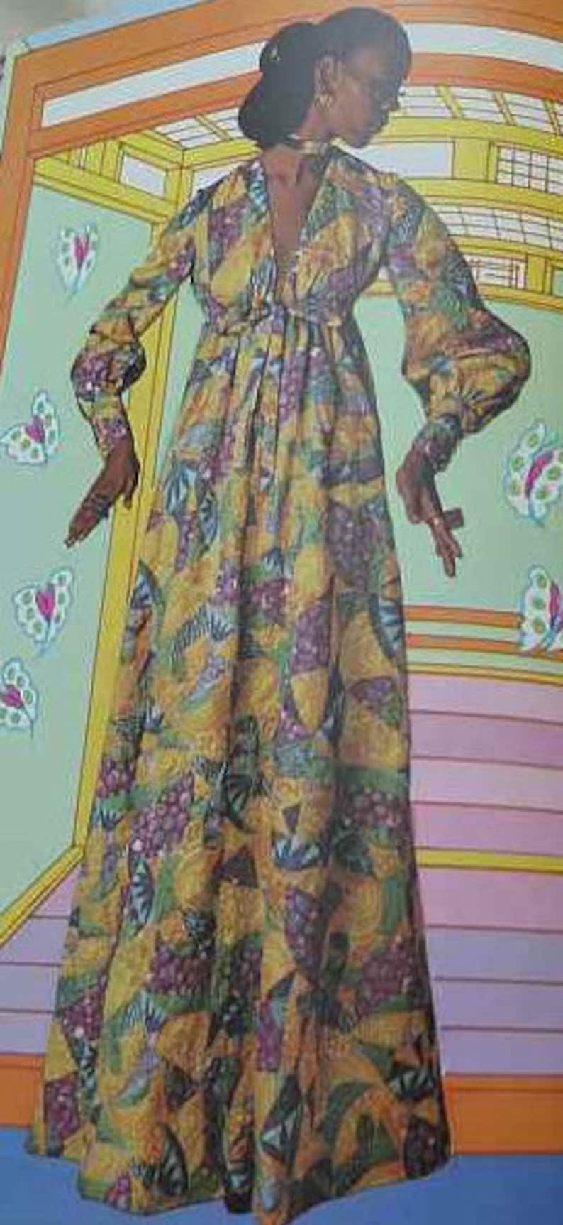 1969 Vintage VOGUE Sewing Pattern DRESS B38 (1754) Vogue 7630 - Etsy UK