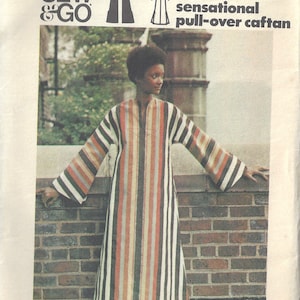 1970s Vintage Sewing Pattern B34"-36" CAFTAN (1601) Butterik 3384 - Etsy