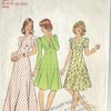 1972 Vintage Sewing Pattern B34 DRESS Detachable Collar BIKINI PANTS ...