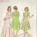 1972 Vintage Sewing Pattern B34 DRESS Detachable Collar BIKINI PANTS ...