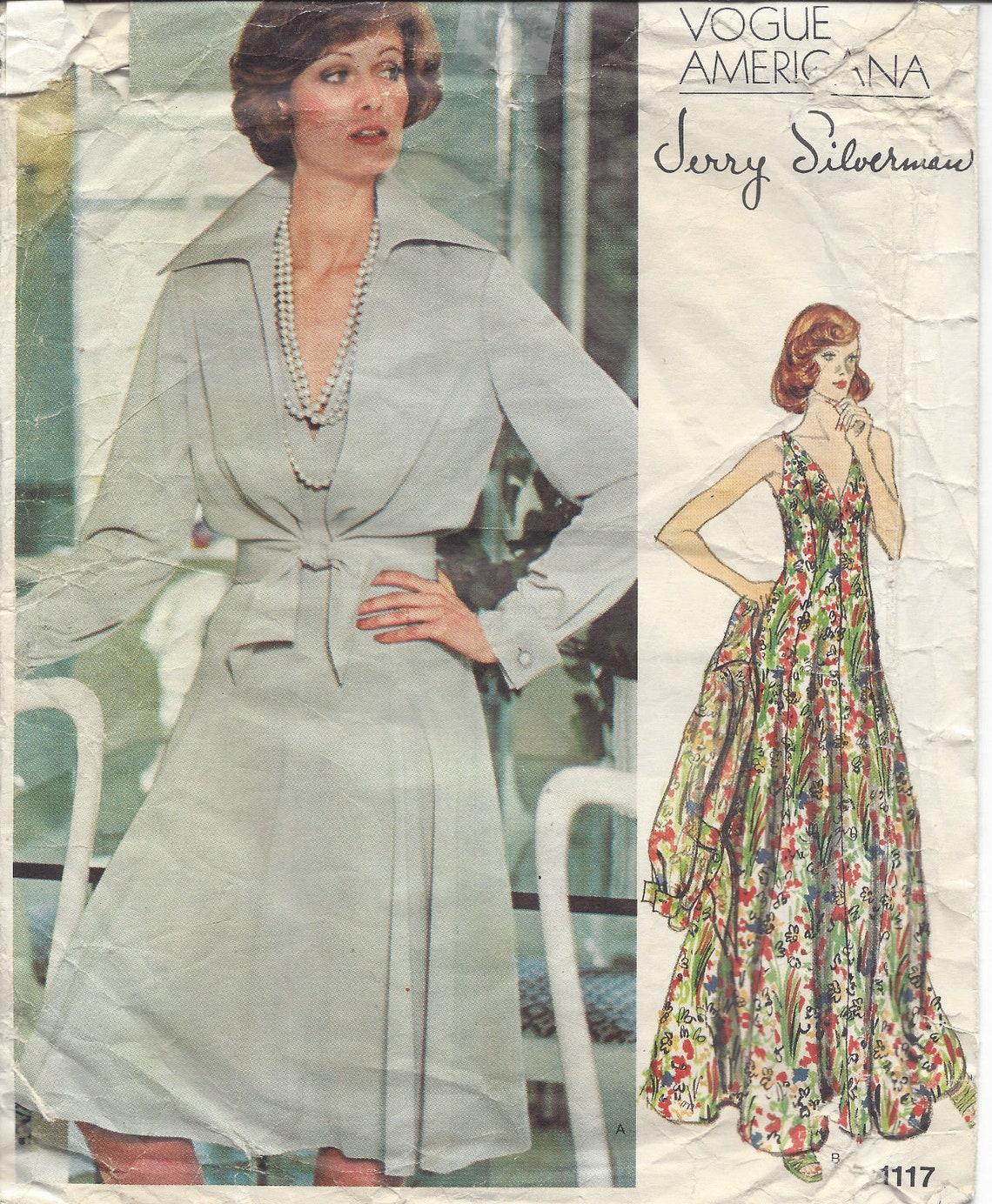 1970s Vintage VOGUE Sewing Pattern B34 Dress & Jacket (1044) BY Jerry ...