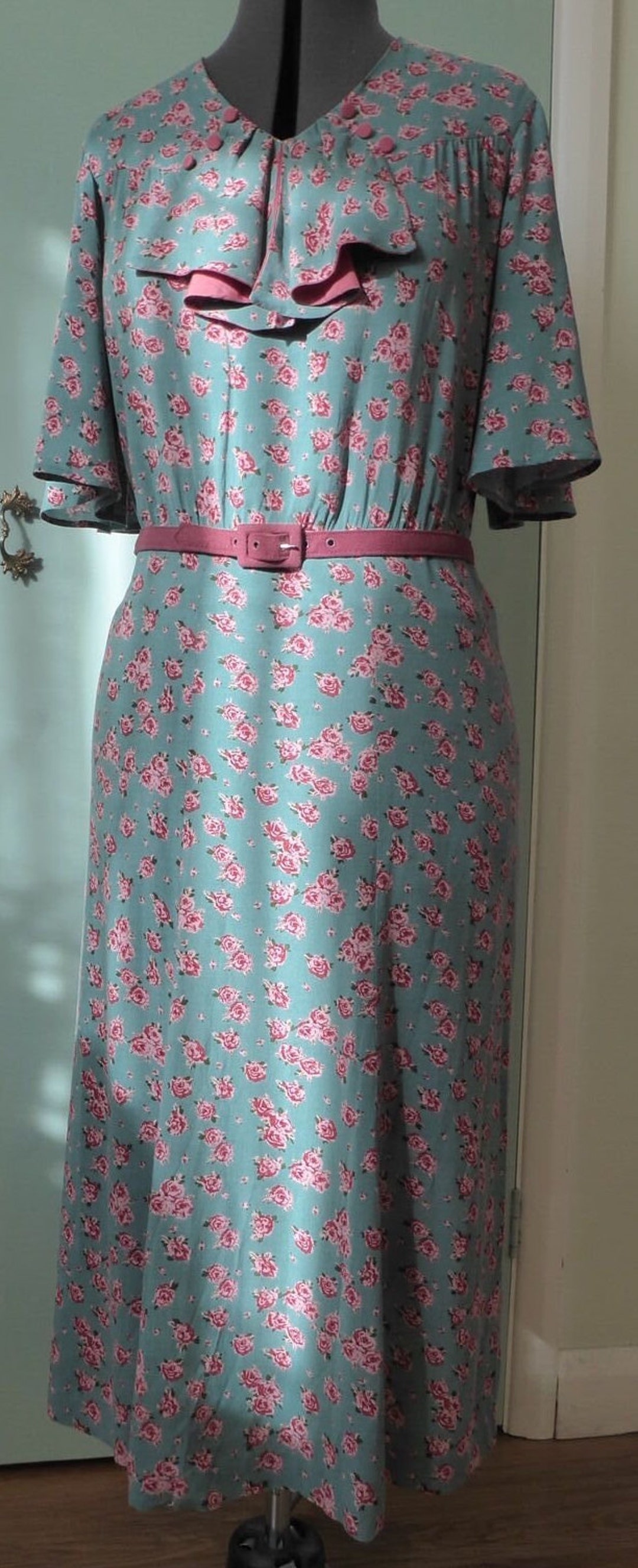 1930s Vintage Sewing Pattern DRESS B38" (16) ANNE ADAMS 4725 - Etsy