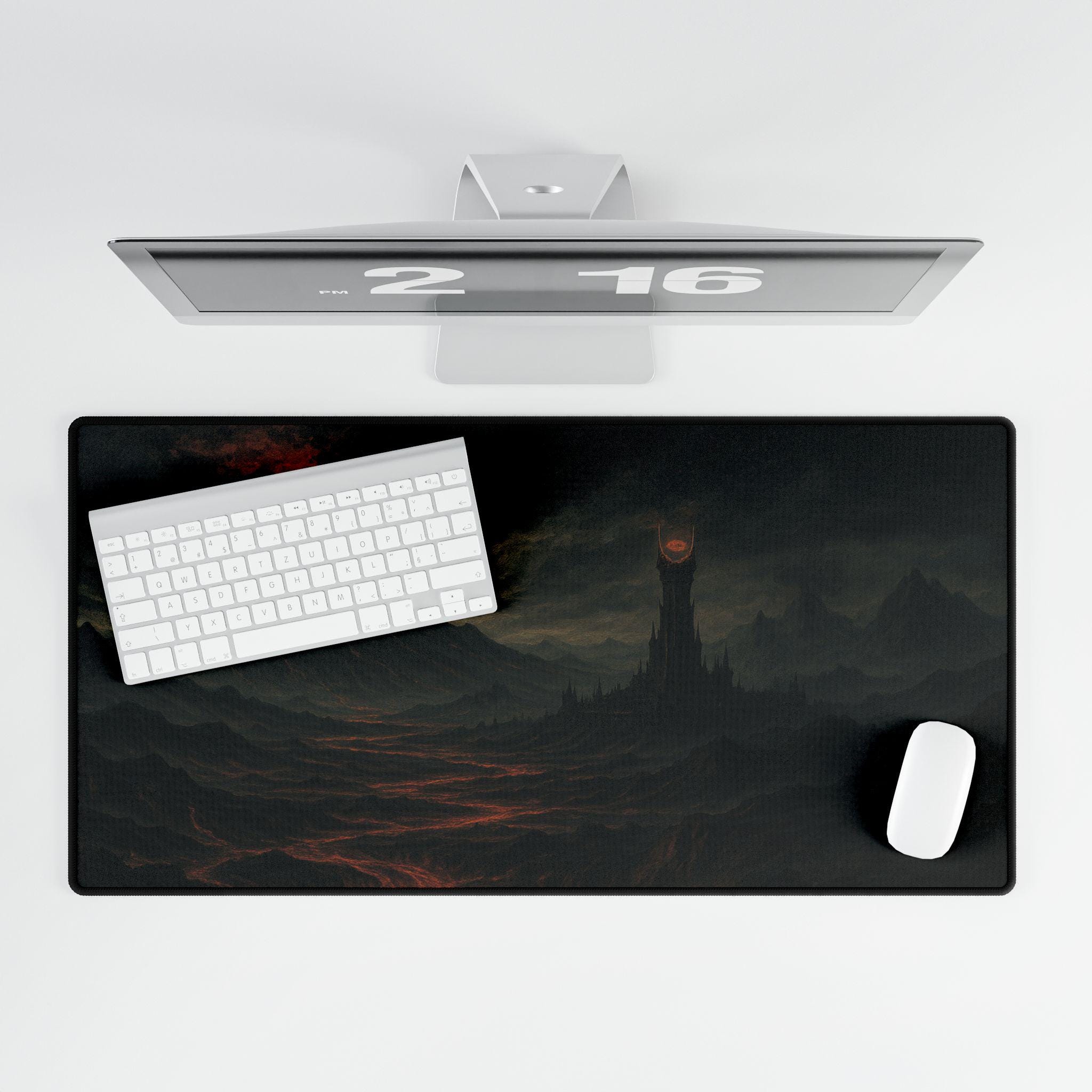 Mordor & Mount Doom | Lord of the Rings Inspired Desk Mat - Etsy