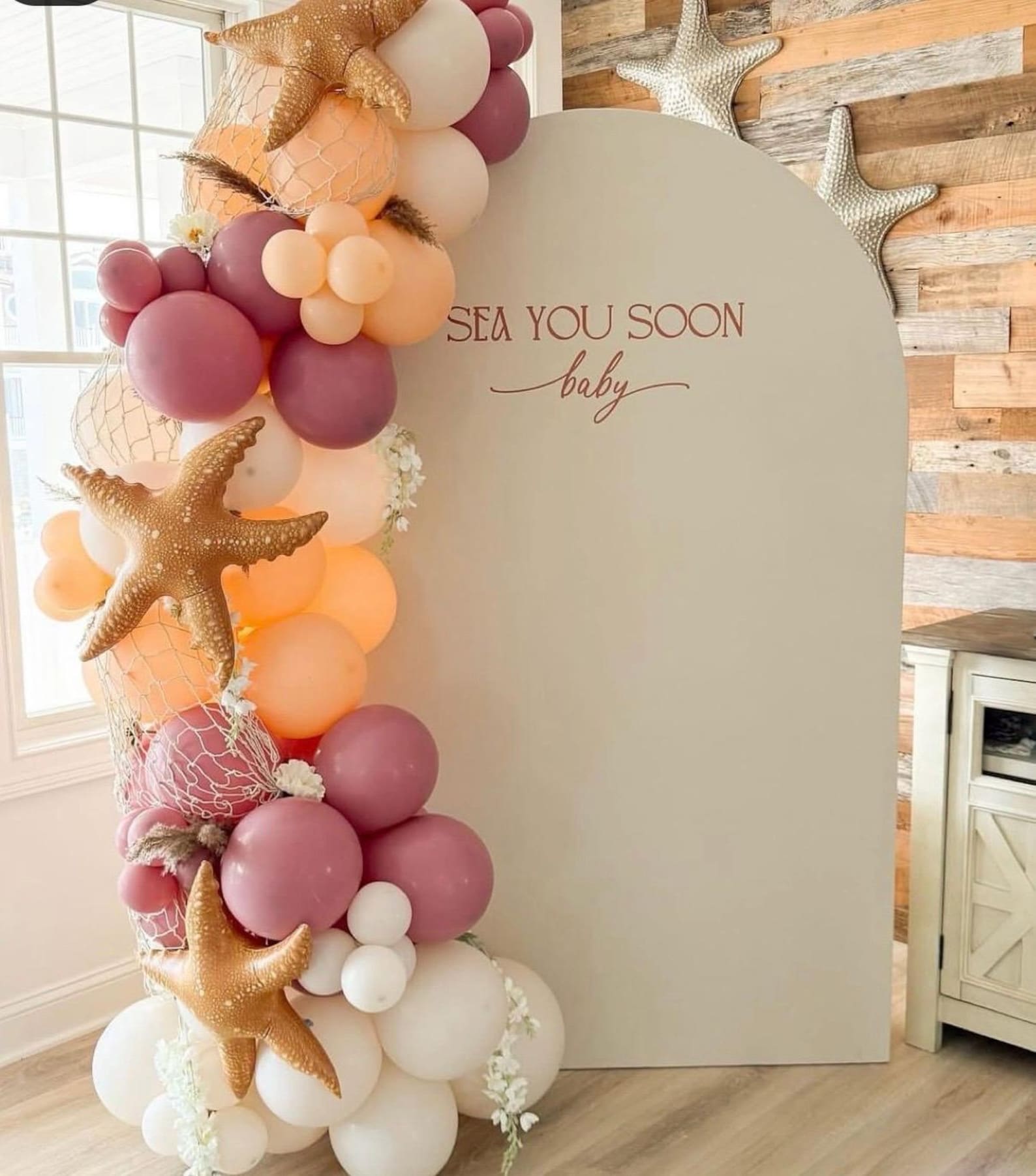Seashell Beach Balloon Arch - Etsy