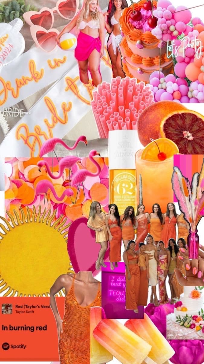 Tequila Sunrise Theme Party Kit!! - Etsy UK