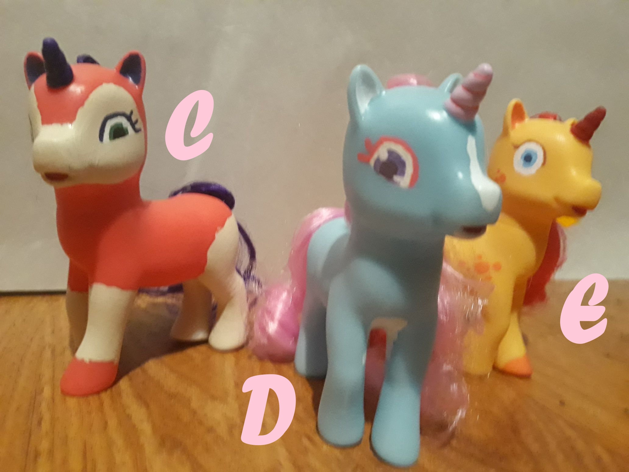 My Bootleg Pony Set 1- Hand Painted OOAK Fakies - Etsy