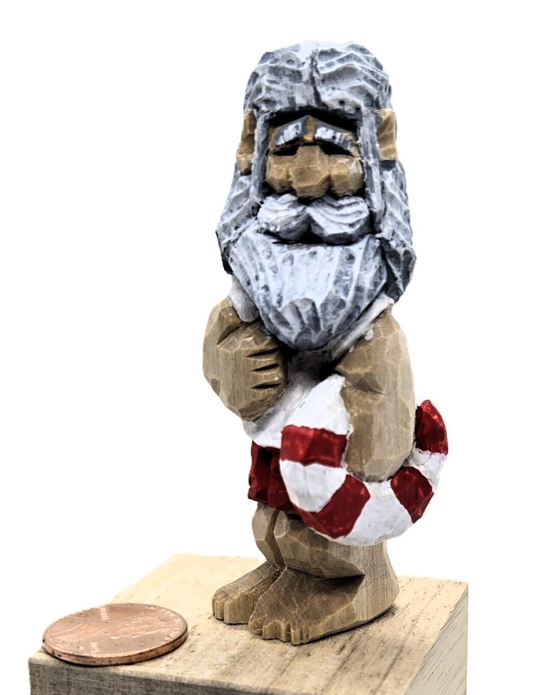 Undercover Santa Lifeguard Miniature - Etsy