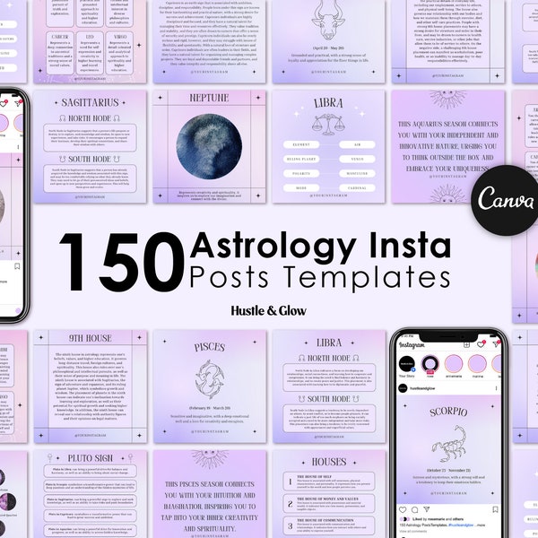 Astrology Instagram Template - Etsy