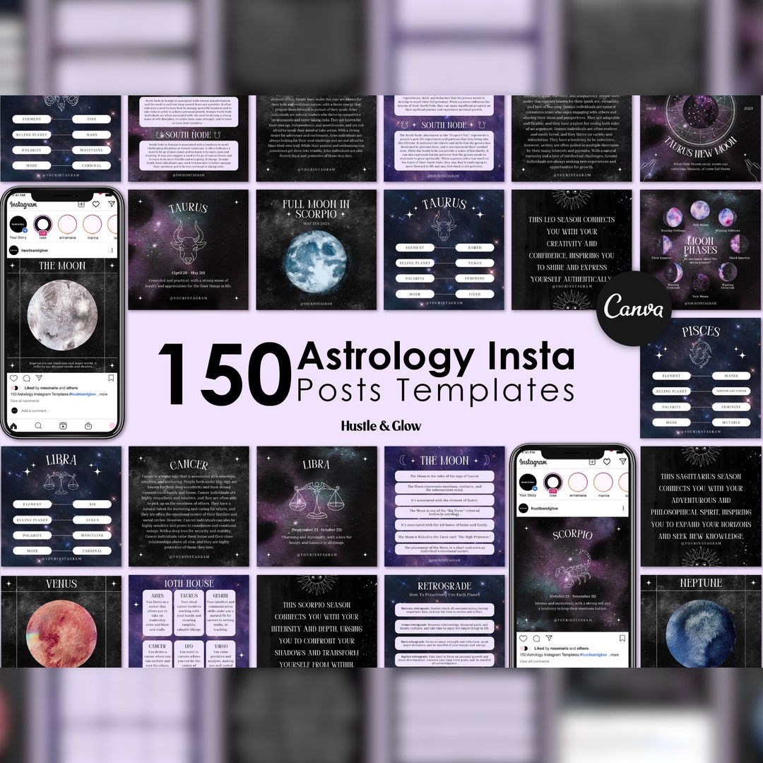 Astrology Social Media Posts, Astrology Instagram Posts Templates ...
