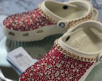 Custom Rhinestone Crocs, Blinged Out Crocs, Customized Crocs, Crocs ...
