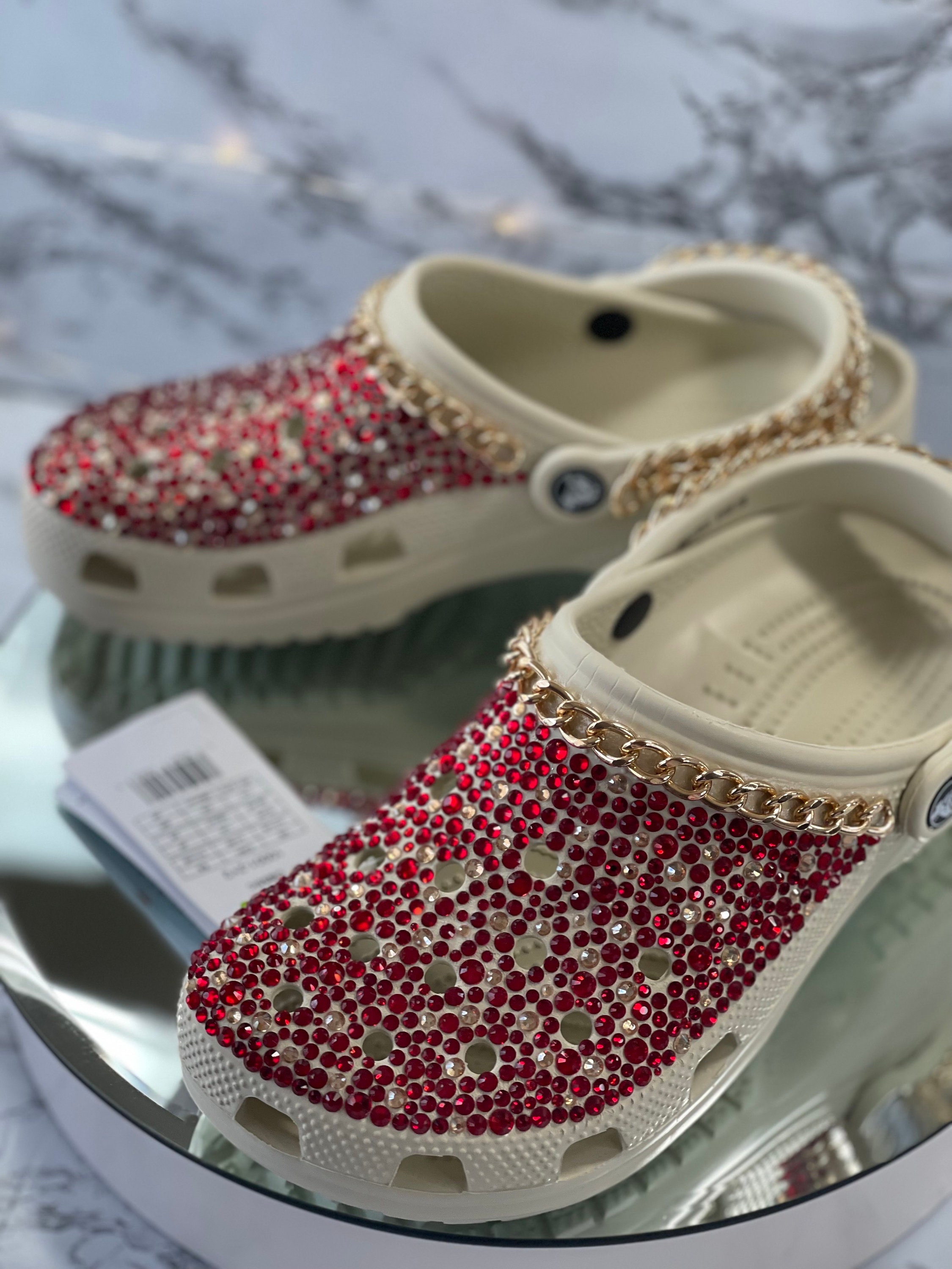 Custom Rhinestone Crocs, Blinged Out Crocs, Customized Crocs, Crocs ...