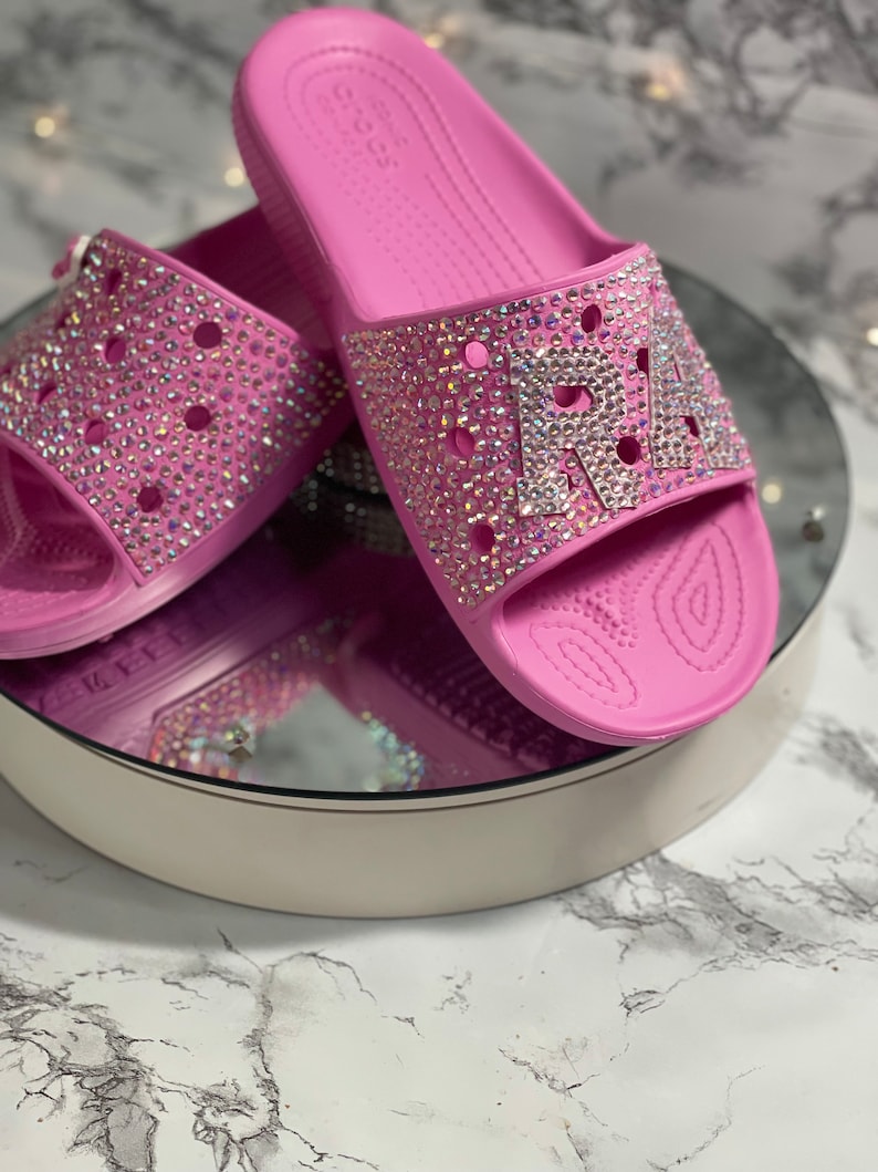 Custom Rhinestone Crocs Blinged Out Crocs Customized Crocs - Etsy