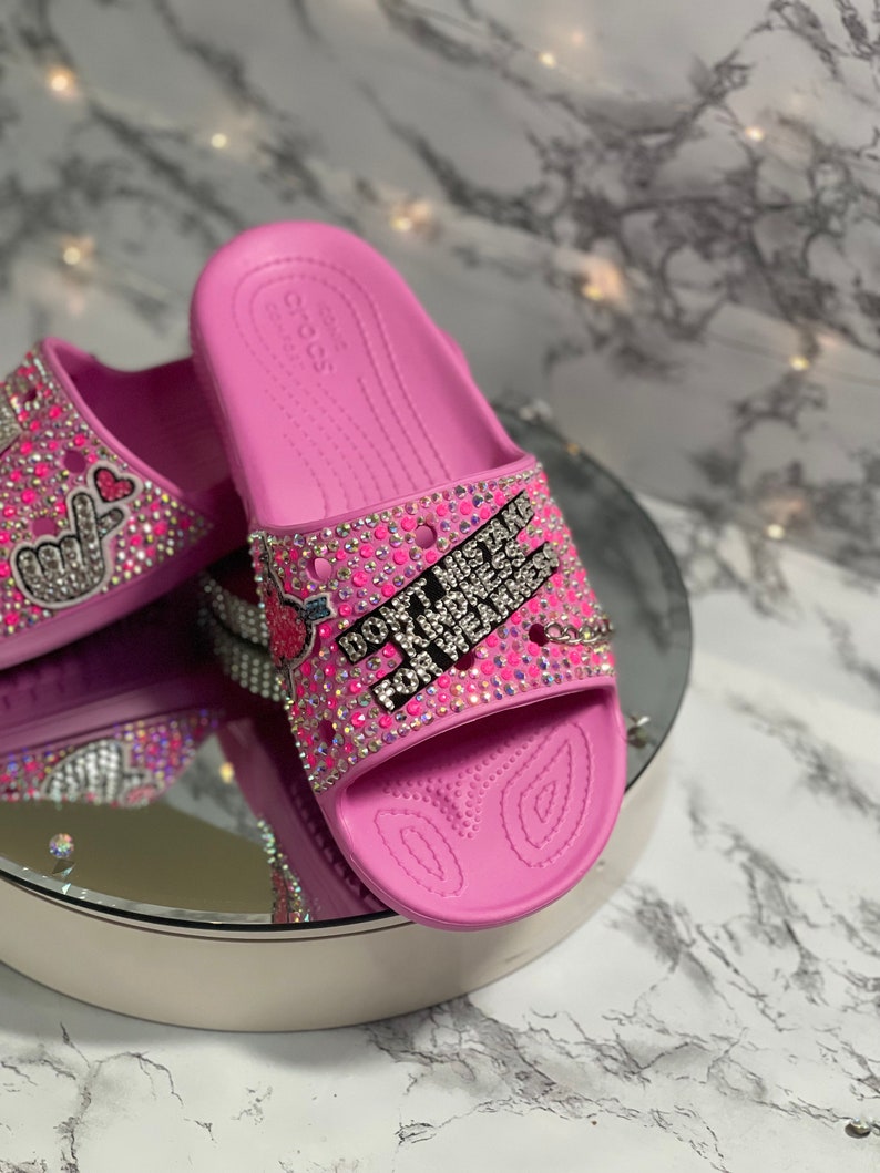 Custom Rhinestone Crocs, Blinged Out Crocs, Customized Crocs, Crocs ...