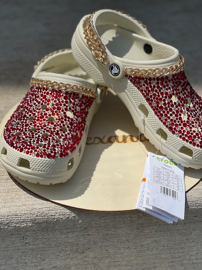 Custom Rhinestone Crocs, Blinged Out Crocs, Customized Crocs, Crocs ...