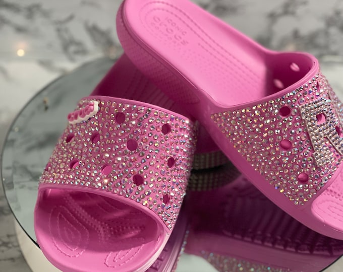 Custom Rhinestone Crocs, Blinged Out Crocs, Customized Crocs, Crocs ...