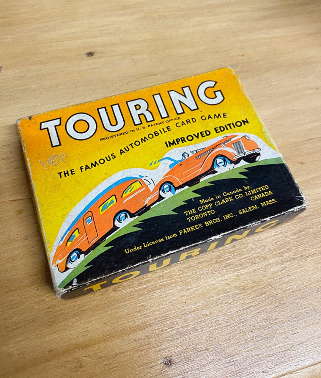 Vintage Touring Card Game by Parker Brothers - Etsy