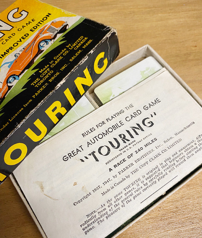 Vintage Touring Card Game by Parker Brothers - Etsy