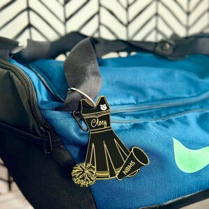 Personalized Bag Tag, Swag Tag, Cheer-leading, Cheer Tag, Coach Gift ...