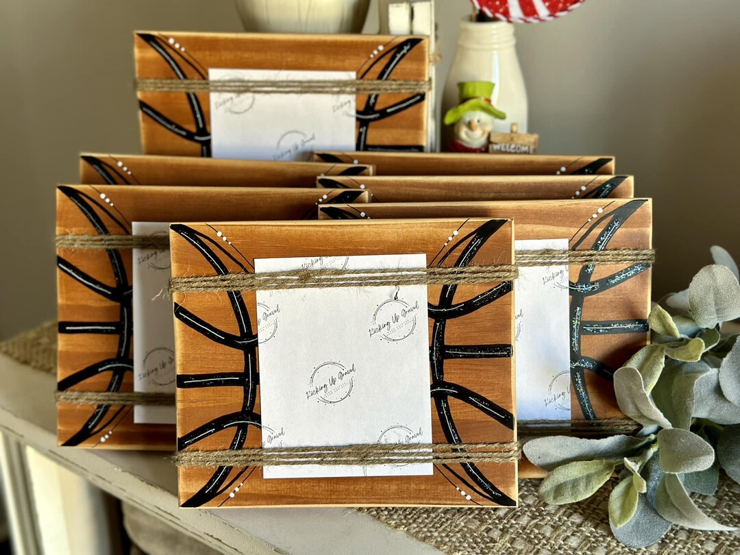 Basketball Picture Frame/holder, Farmhouse Style, Coaches Gift, Team ...