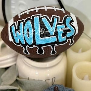 Personalized Hand-painted Mini Footballs - Custom Name Sports Gifts ...